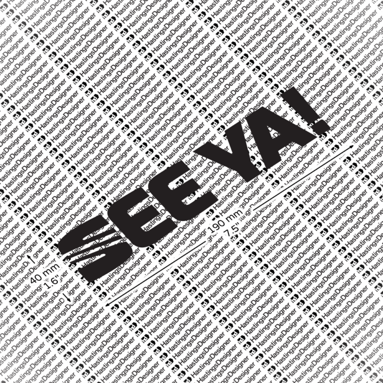 SEE YA! Sticker – stickrs.uk