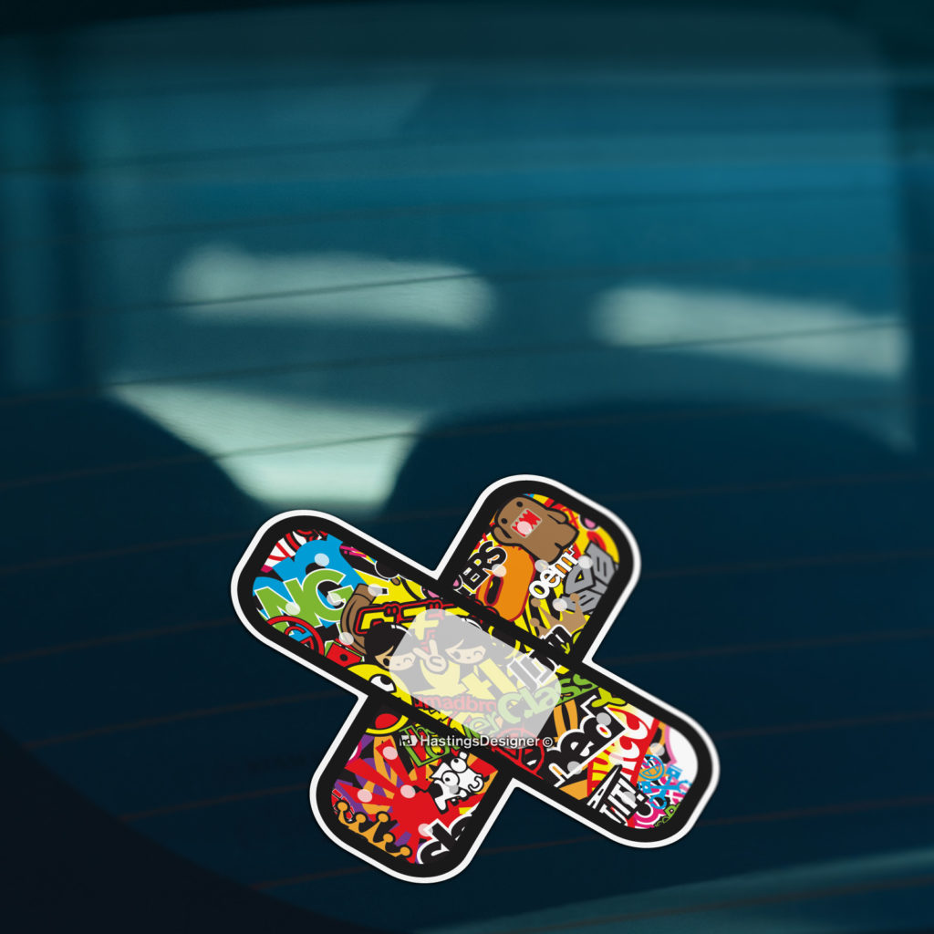 STICKER BOMB PLASTER Sticker – stickrs.uk