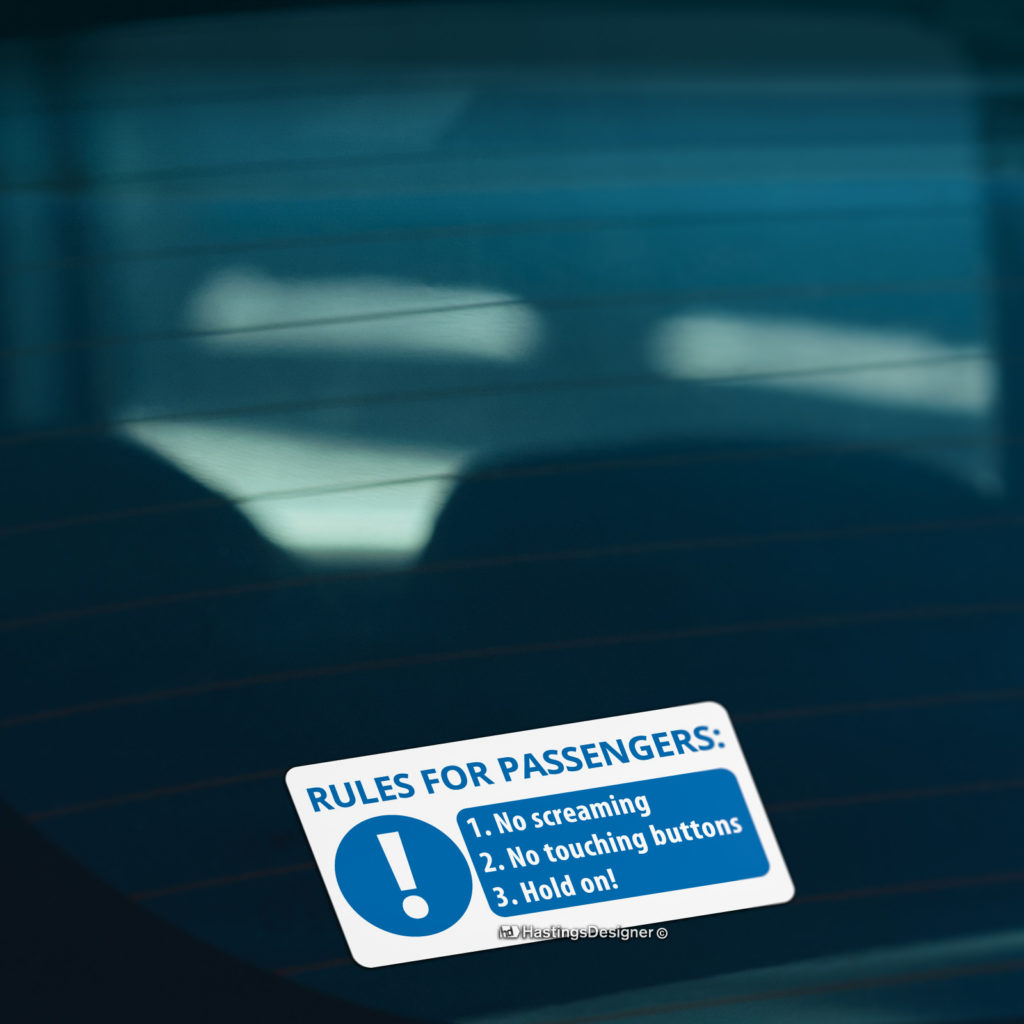 FC RULES FOR PASSENGERS Sticker – stickrs.uk