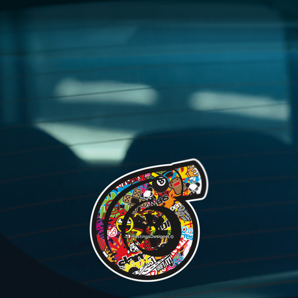 STICKER BOMB TURBO Sticker – stickrs.uk